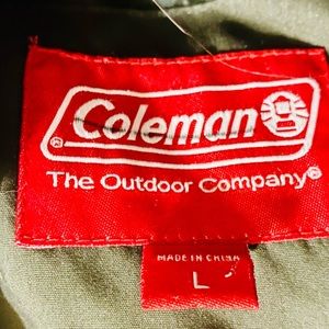Coleman | Jackets & Coats | Coleman Large Green Two Tone Puffer Pocket ...